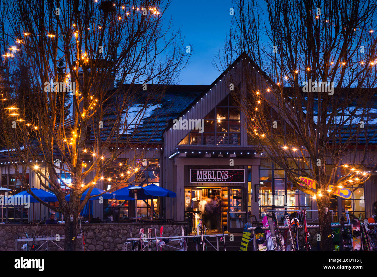 Canada, British Columbia, Whistler, Blackcomb Upper Village, Merlin's ...