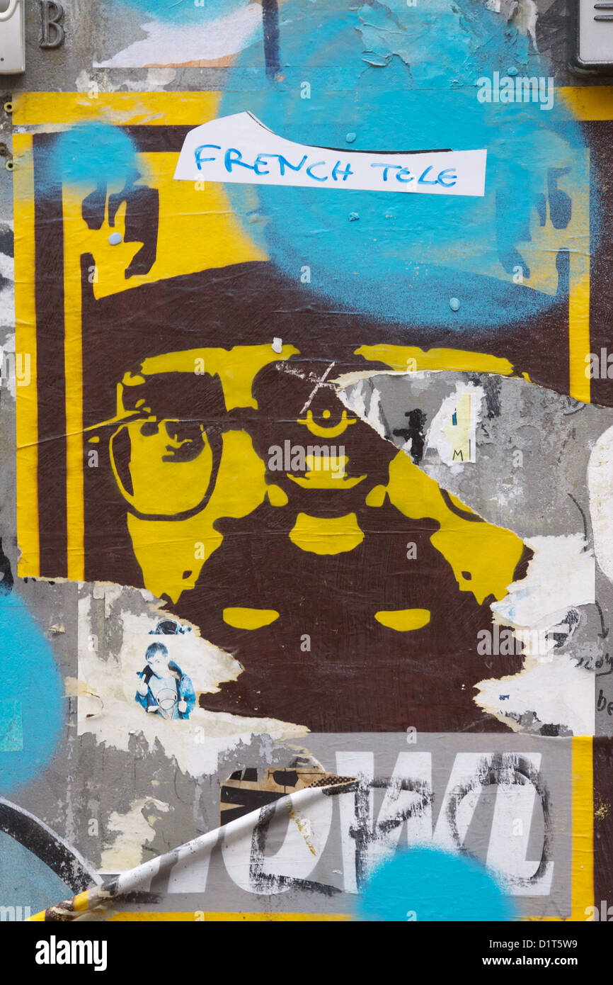 Ripped torn wall poster hi-res stock photography and images - Alamy