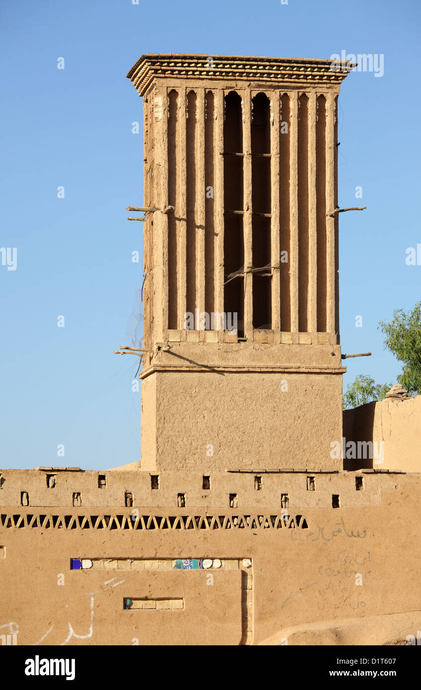 Traditional Windcatcher (Badgir), Yazd, Iran Stock Photo - Alamy