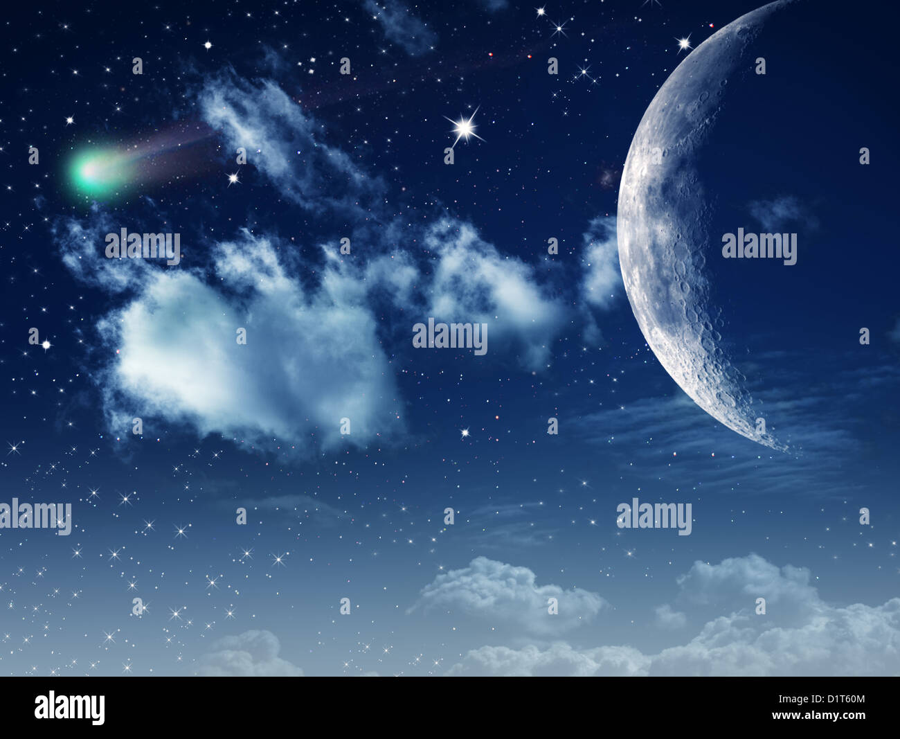 Moonlight. Abstract natural backgrounds for your design Stock Photo - Alamy