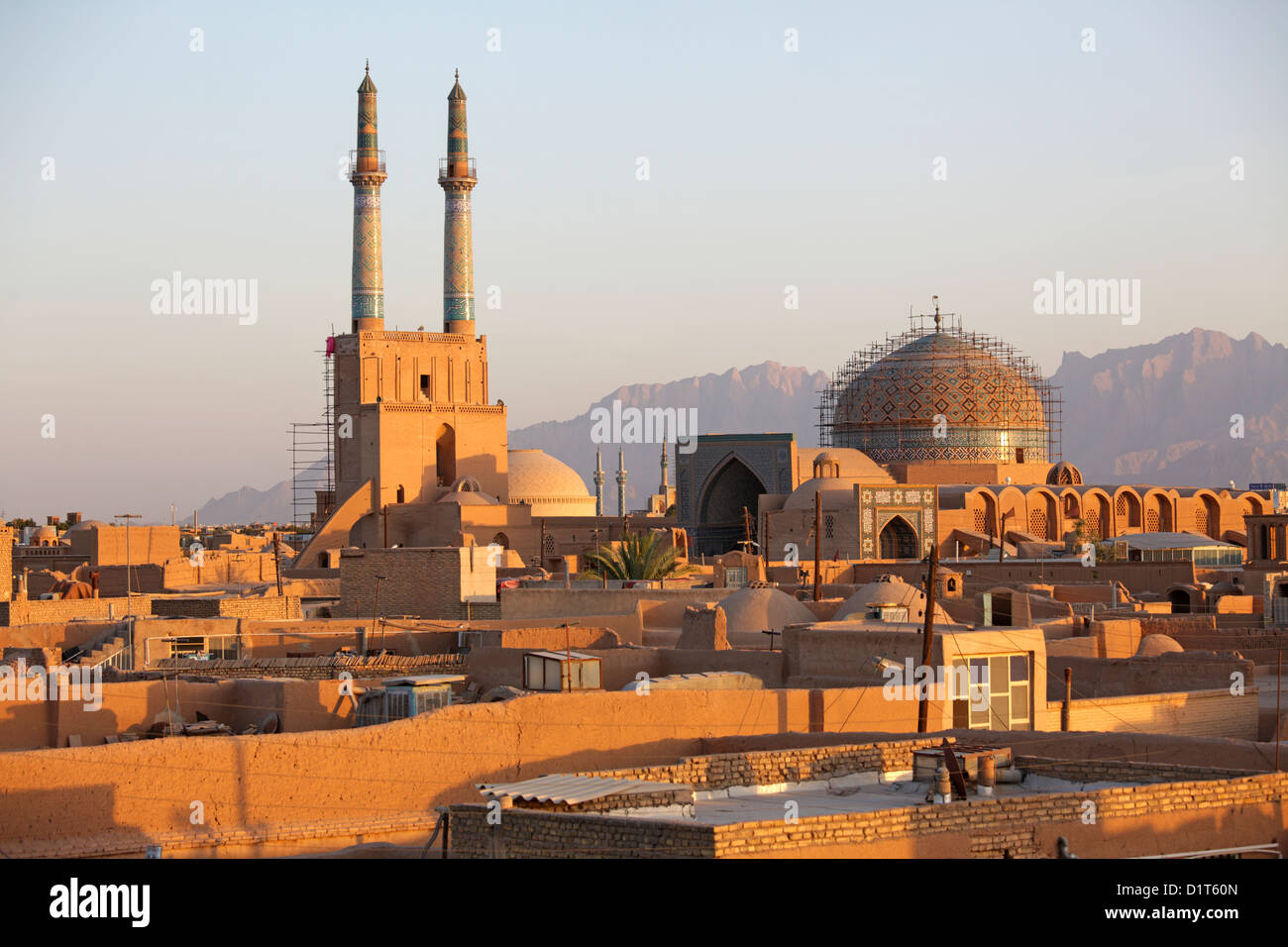 Jameh Masjid or Friday Mosque, Yazd, Iran Stock Photo - Alamy