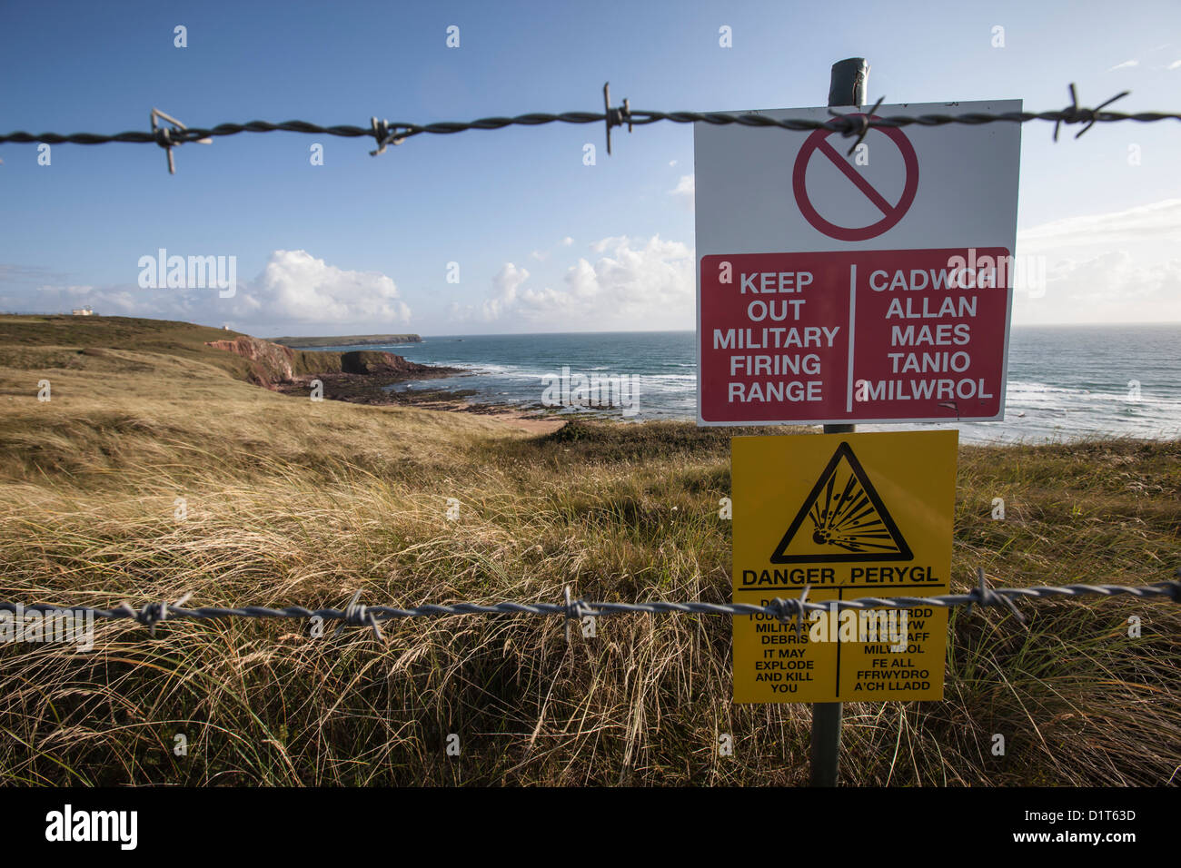 Castlemartin Firing Range High Resolution Stock Photography and Images ...