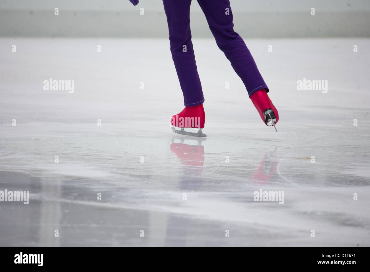 Ice skaters feet hi-res stock photography and images - Alamy