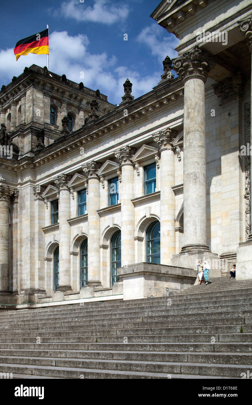 Berlin, Germany, stairs to the Reichstag Stock Photo - Alamy
