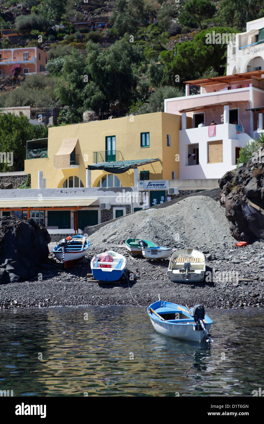 Town of Alicudi, Aeolian Islands, Sicily, Italy Stock Photo - Alamy