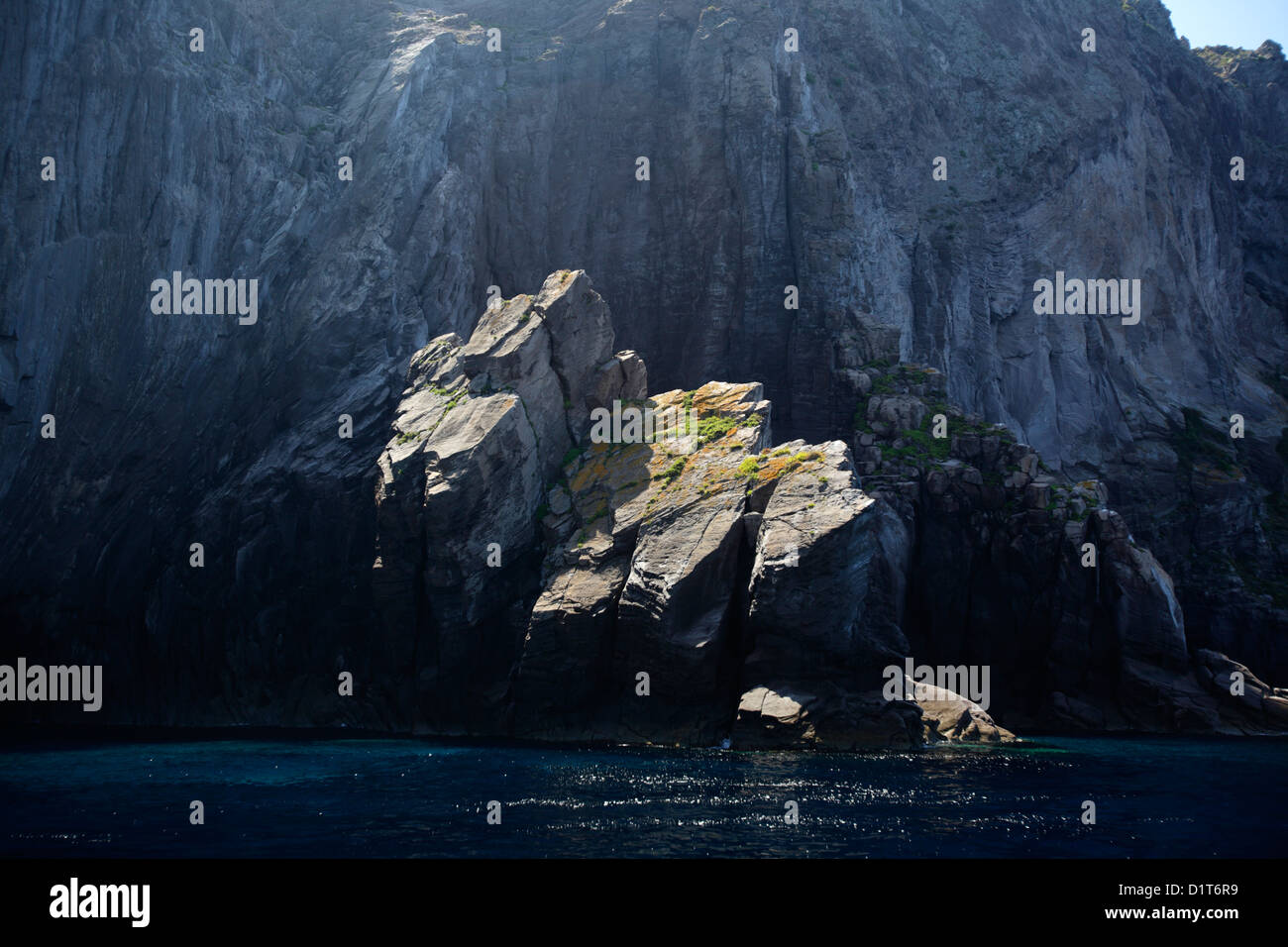 Rocks conformation in Panarea, Aeolian Islands, Sicily, Italy Stock ...