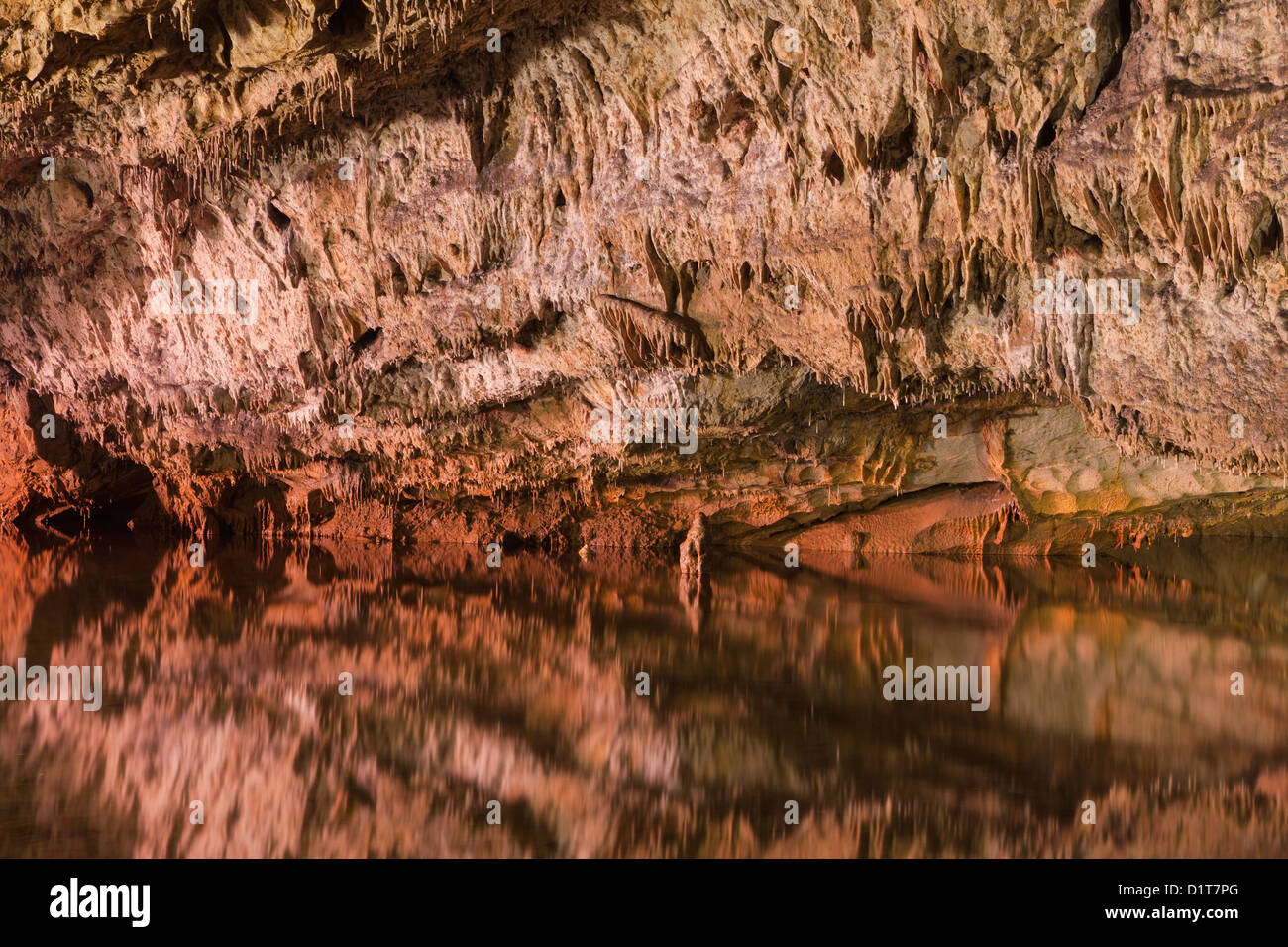 The Baradla Show Cave in the Aggtelek National Park, Hungary, the cave ...