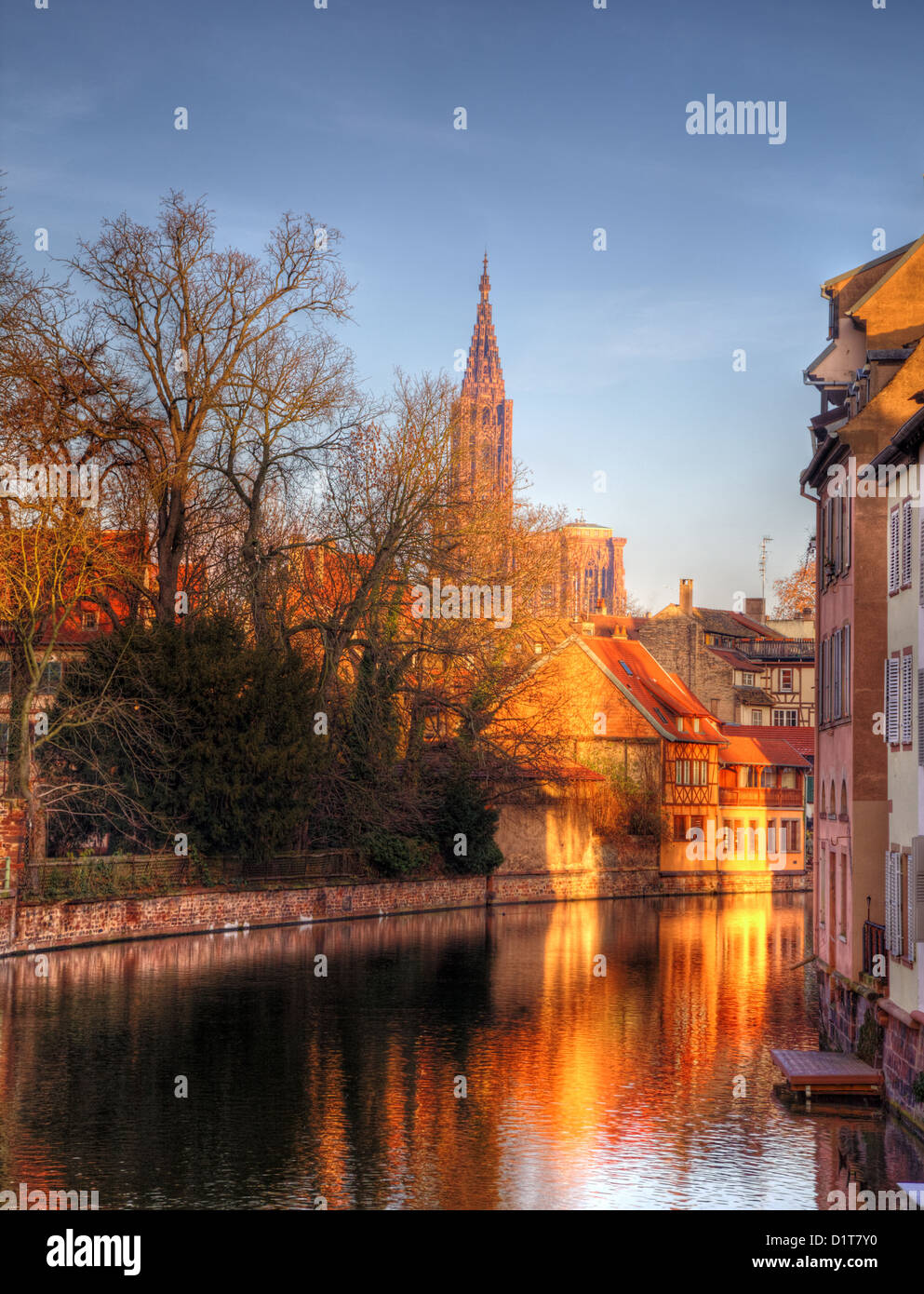 Strasbourg cathedral sunset hi-res stock photography and images - Alamy
