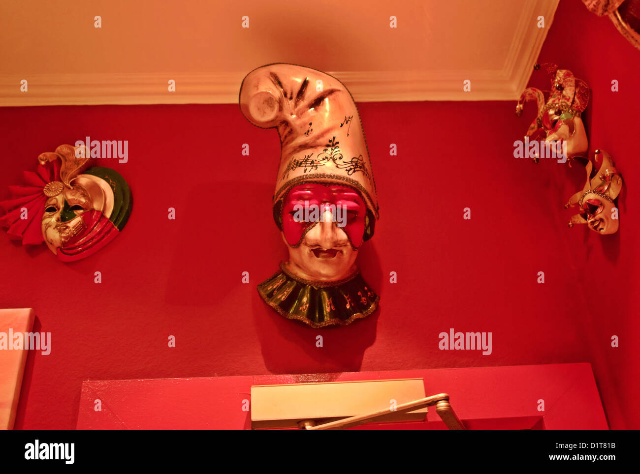 -Masks of Venice in Restaurant's Vienna- Austria (Europe Stock Photo ...