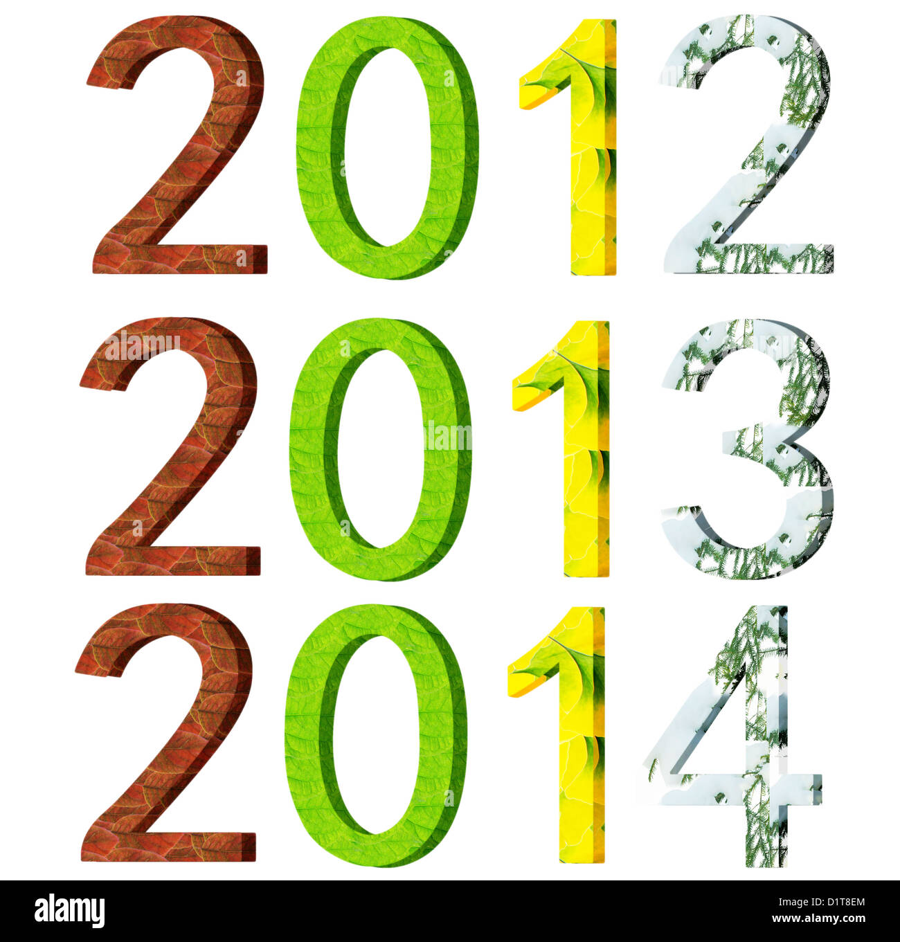 Each distinct seasons a year Stock Photo - Alamy