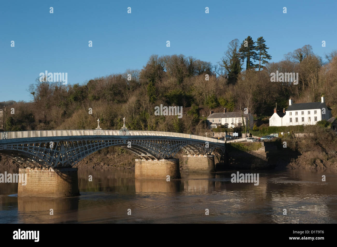 Bridge over the River Wye at Chepstow Stock Photo - Alamy