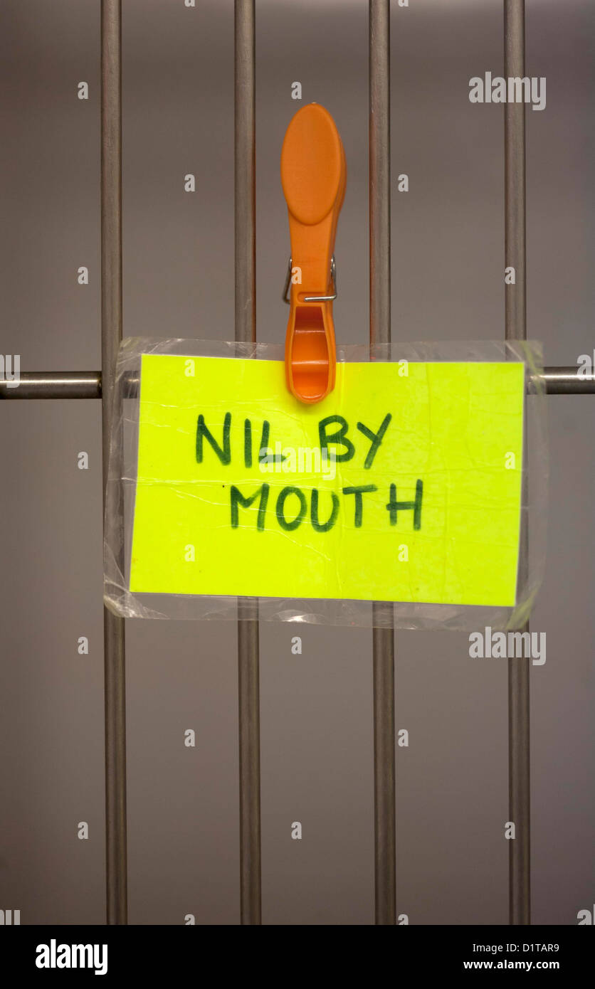 Nil by mouth sign hi-res stock photography and images - Alamy