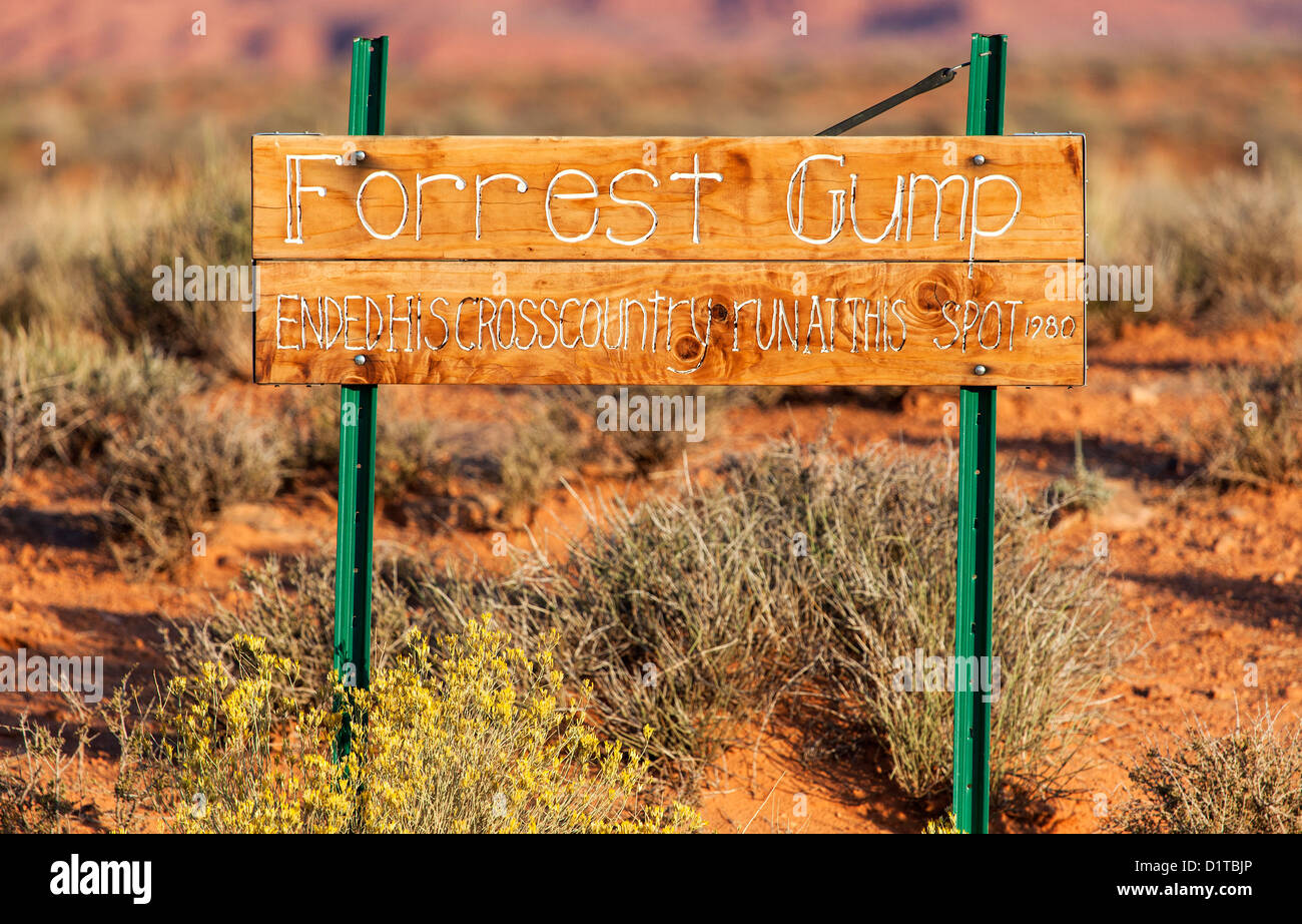 Forrest Gump Point, Monument Valley, Utah, USA Stock Photo - Alamy