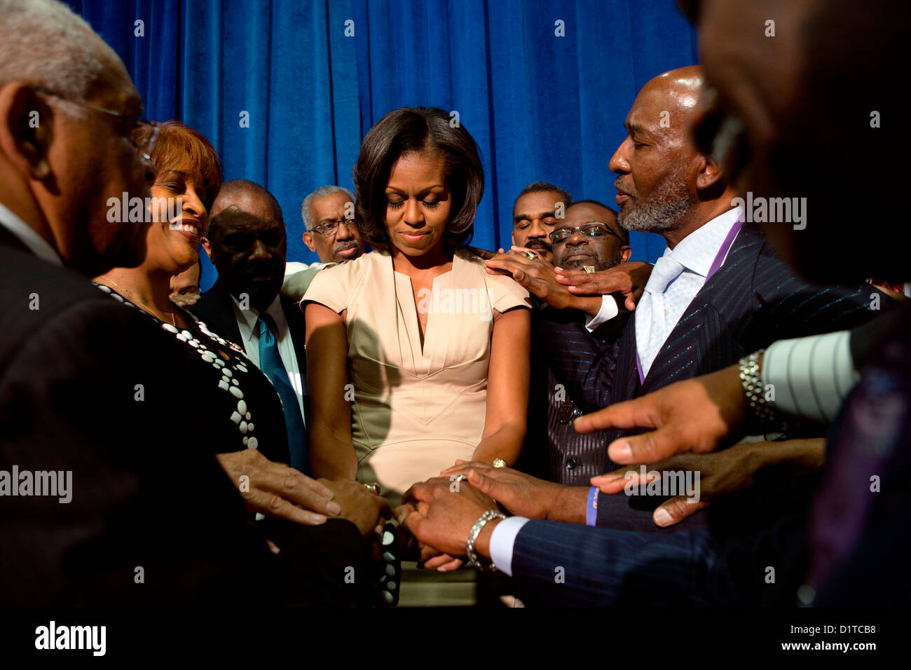 US First Lady Michelle Obama joins African Methodist Episcopal Church ...