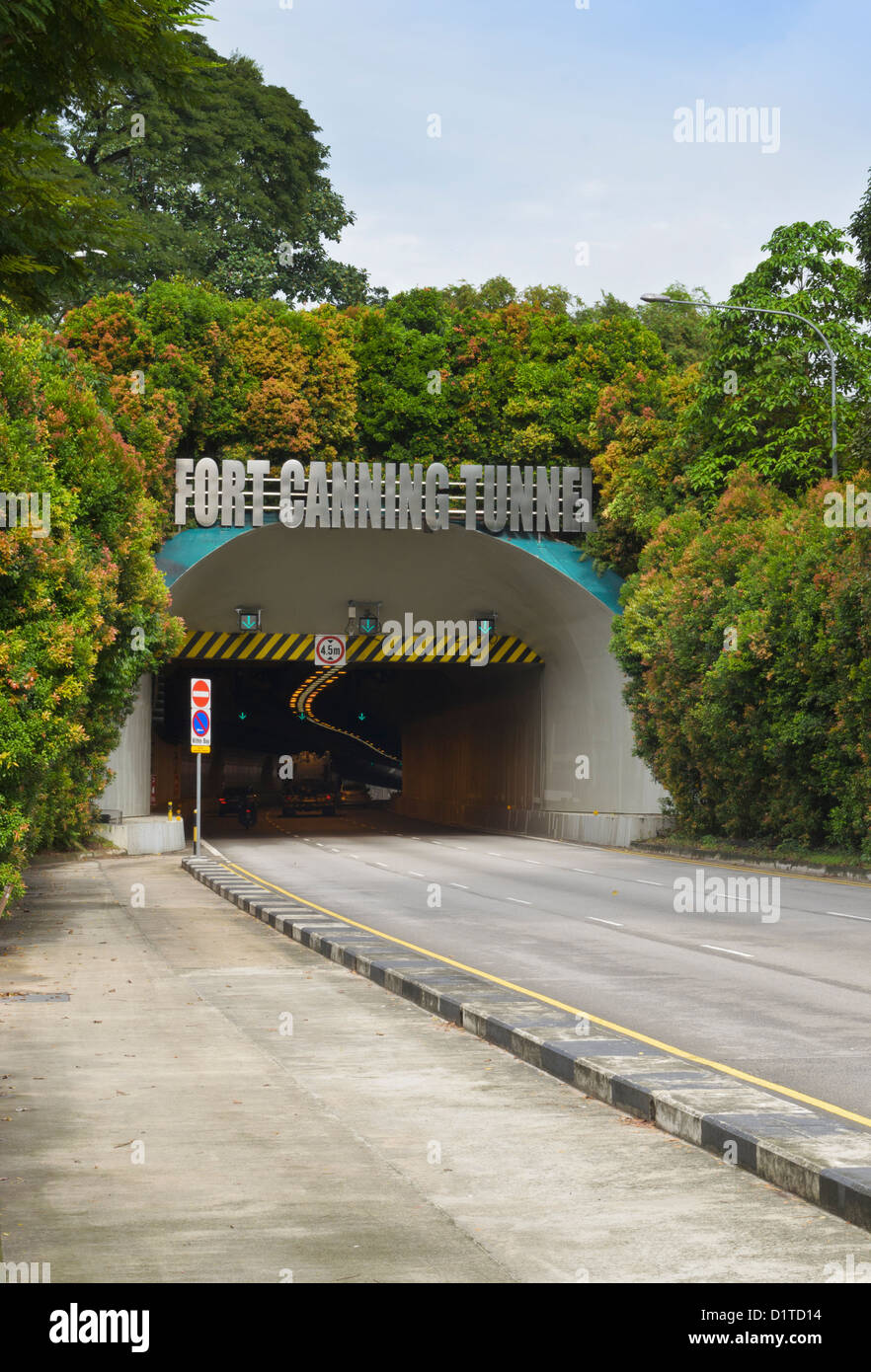 Fort Canning Tunnel in Singapore Stock Photo - Alamy
