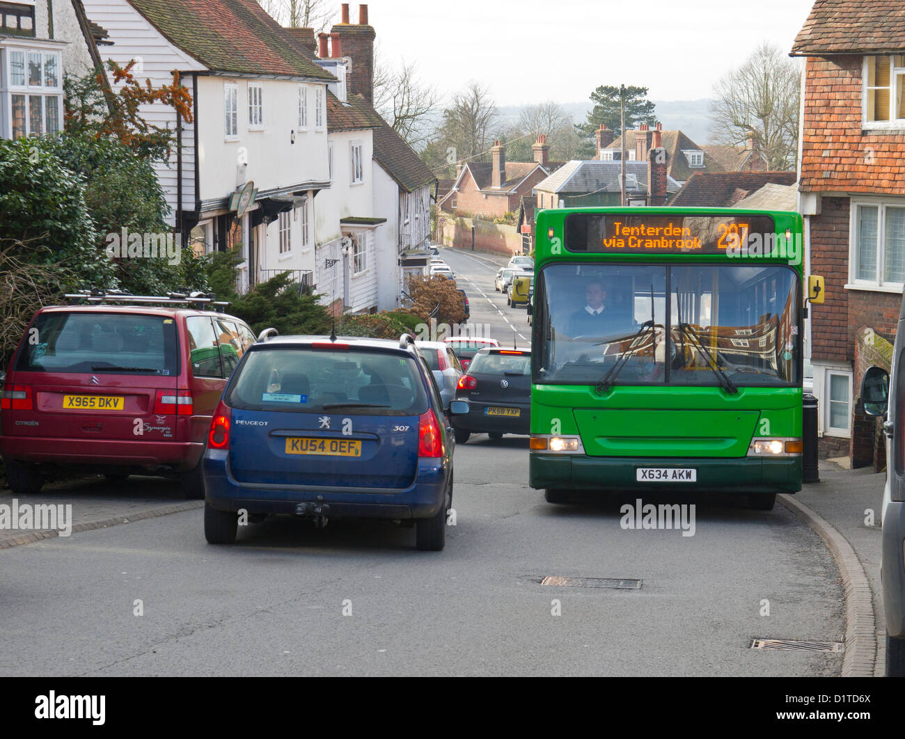 Goudhurst Village High Street Kent England Stock Photo - Alamy
