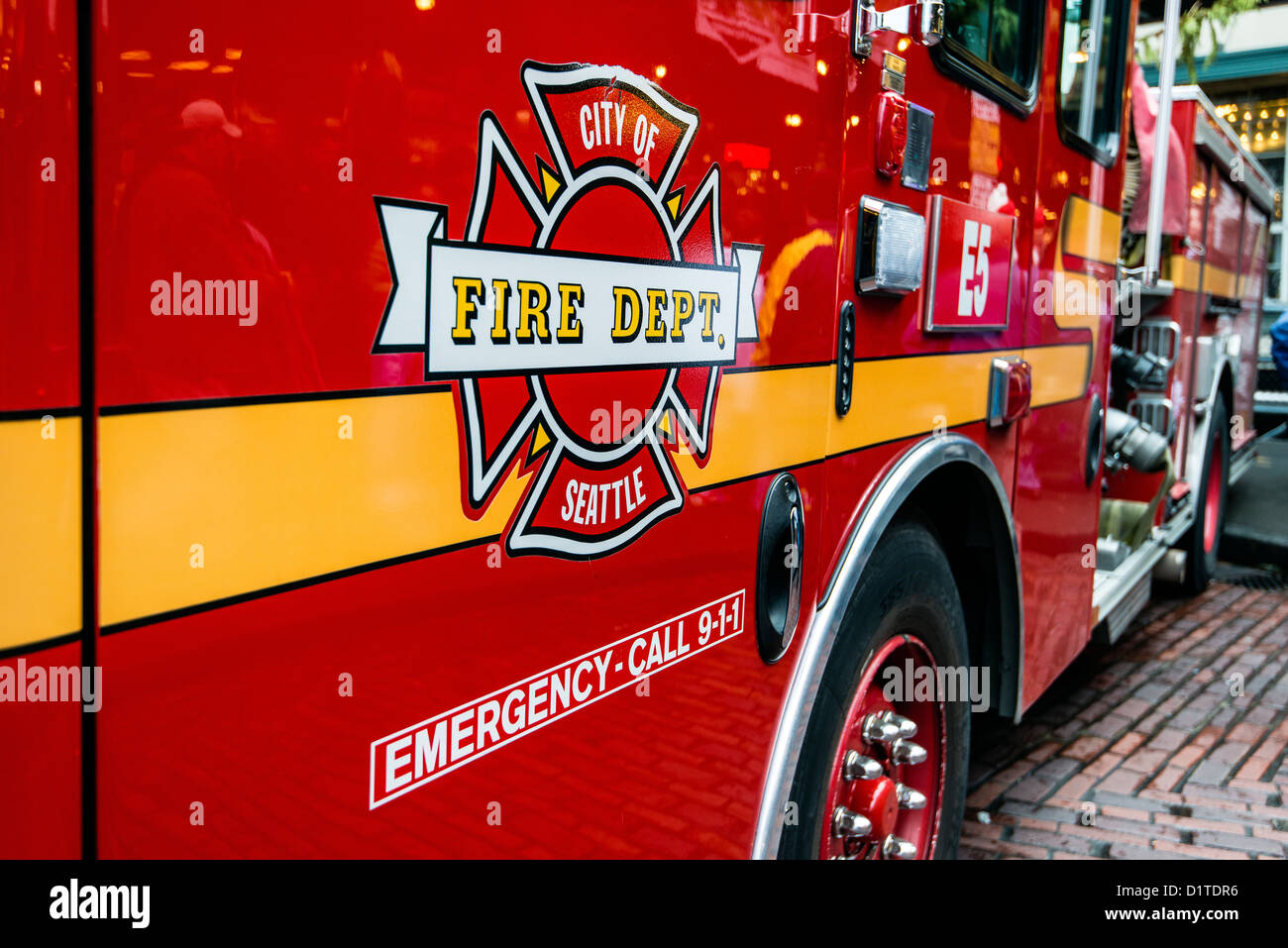 Seattle fire department truck hi-res stock photography and images - Alamy
