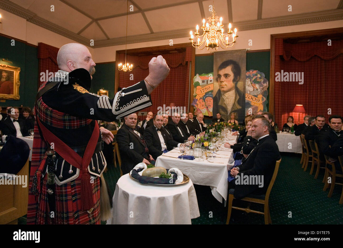 Rabbie burns night hi-res stock photography and images - Alamy