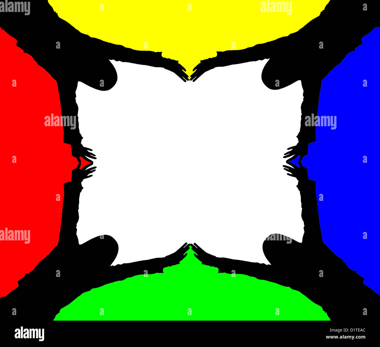silhouette people frame Stock Photo - Alamy