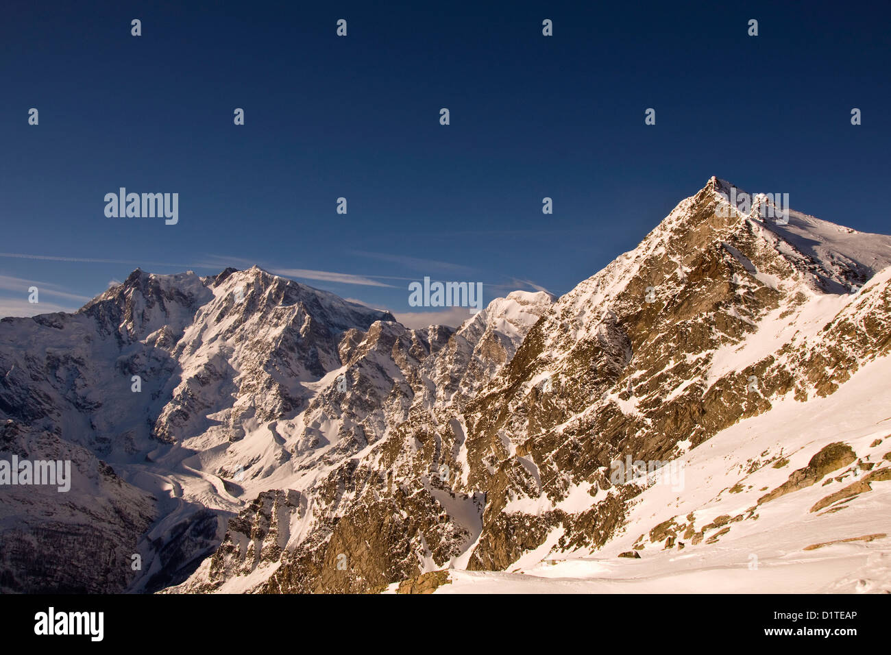 Italy, Piedmont, Macugnaga, Monte Rosa Stock Photo - Alamy
