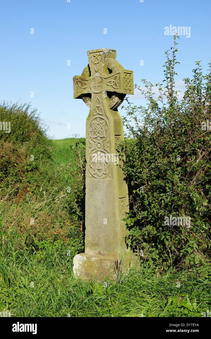 Old Stone Celtic Cross Stock Photo - Alamy