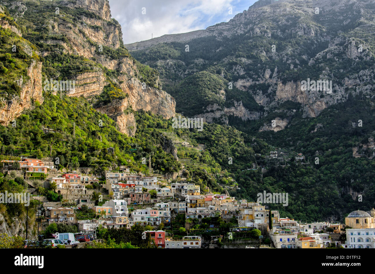 Top view amalfi coast hi-res stock photography and images - Alamy