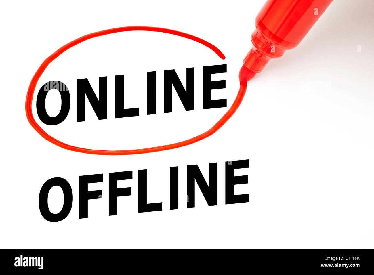 Offline hi-res stock photography and images - Alamy