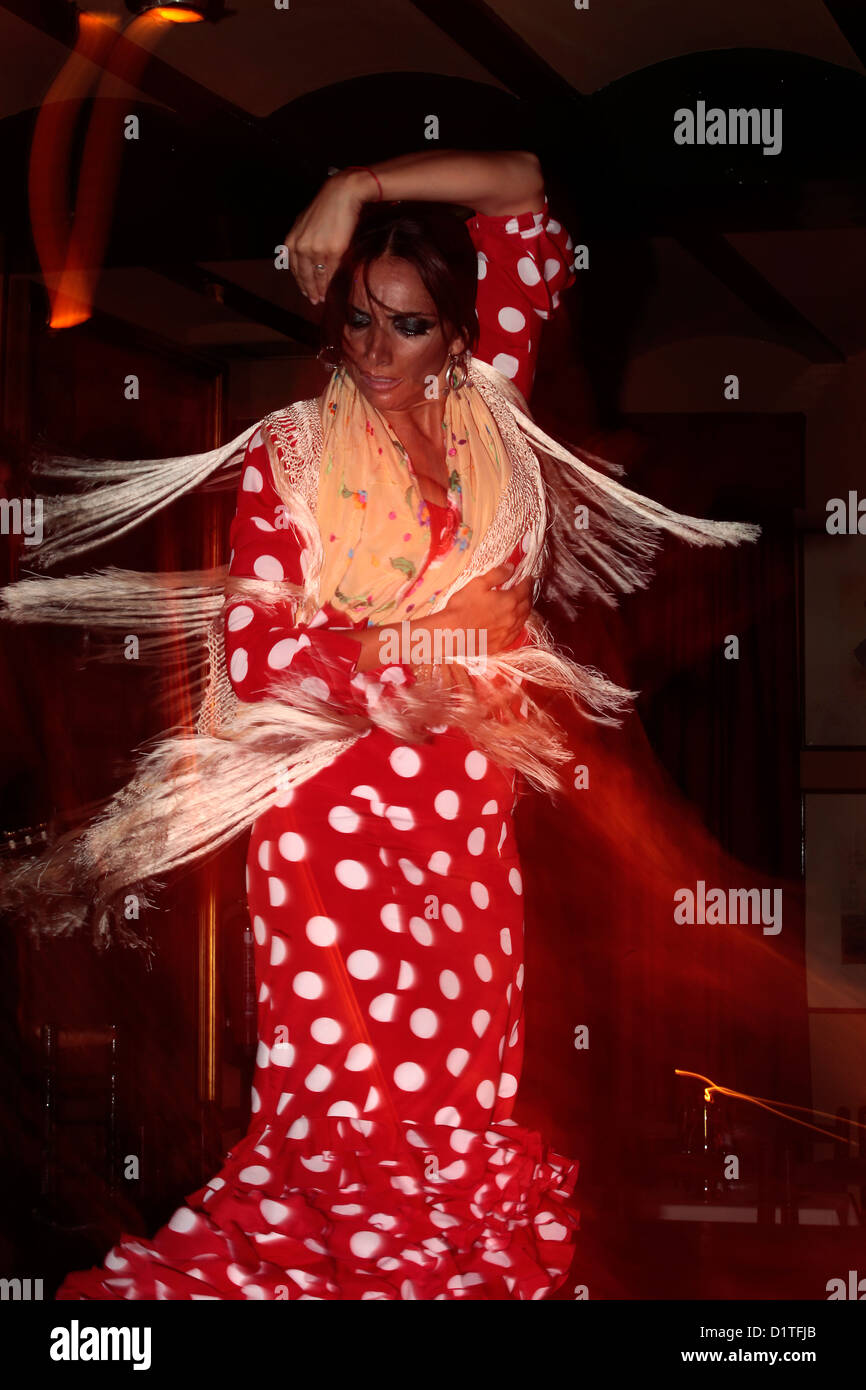 Seville, Spain, flamenco dancer in El Tablao Arena Stock Photo - Alamy