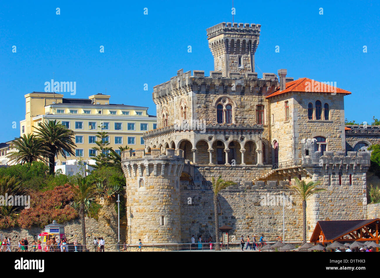 Forte Da Cruz And Estoril Beach Near Lisbon, Portugal Stock Photo 711