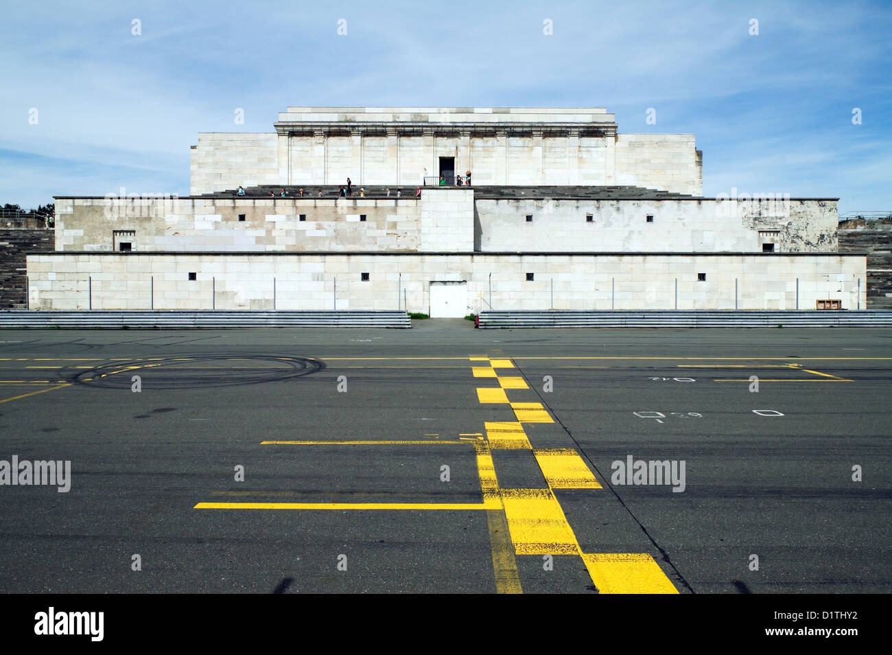 Nuernberg, Germany, on the main stage of the Zeppelin Field ...