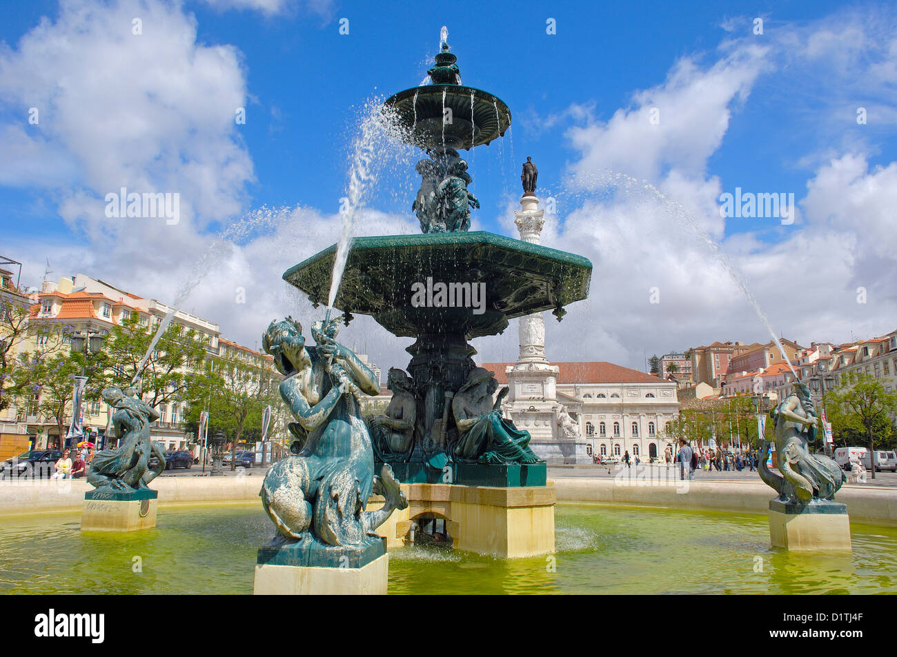 Lisbon, Dos Restauradores Square, Praça dos restauradores, Baixa ...