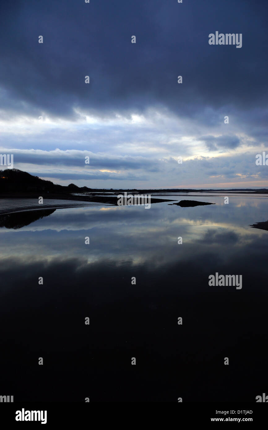 Dusk at Fremington Quay, North Devon, UK Stock Photo - Alamy