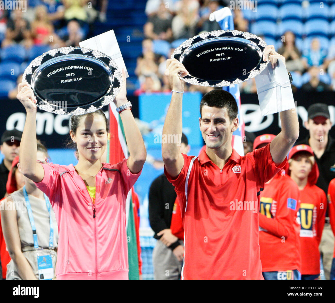 Ana Ivanovic And Novak Djokovic Kiss