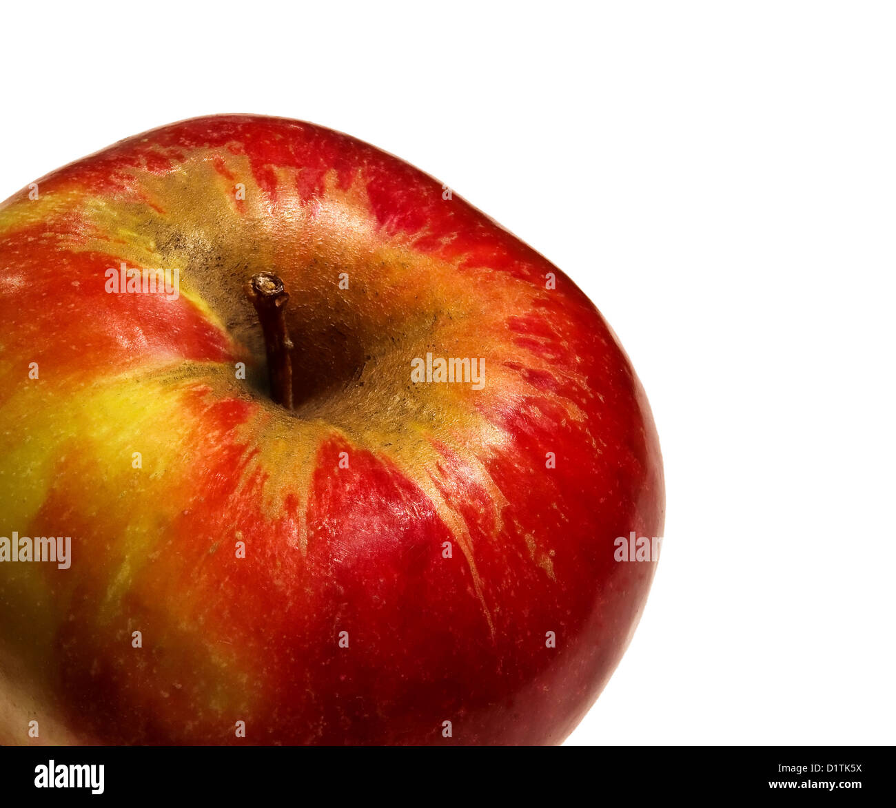 Close up photo of red apple isolated on white background Stock Photo ...