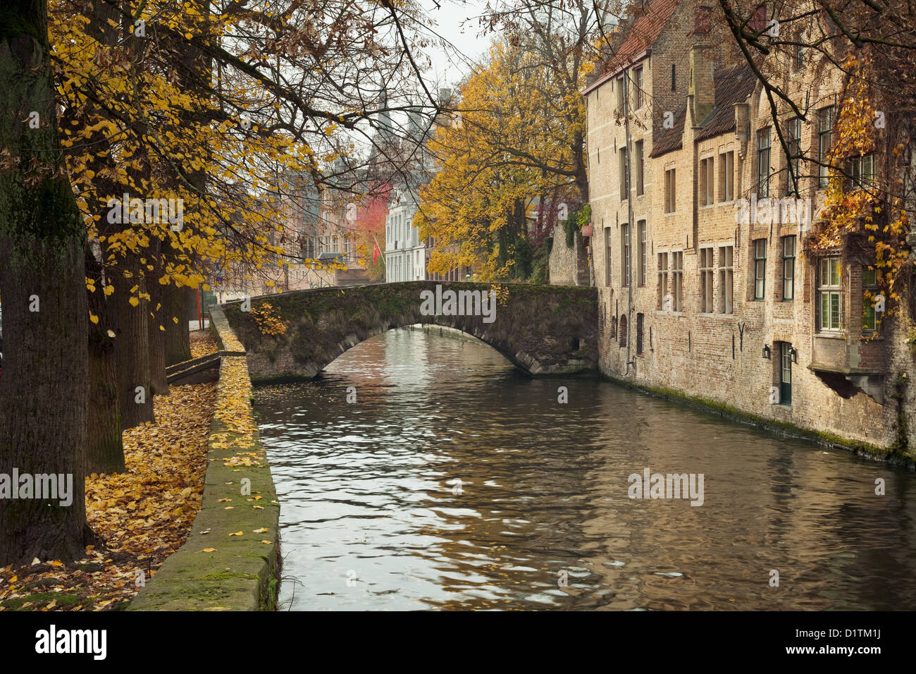 Autumn in Bruges, Flanders, Belgium Stock Photo - Alamy