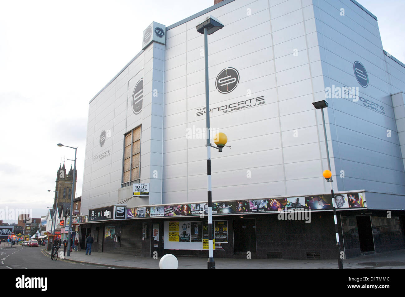 The old Syndicate super club in Blackpool now demolished Stock Photo ...