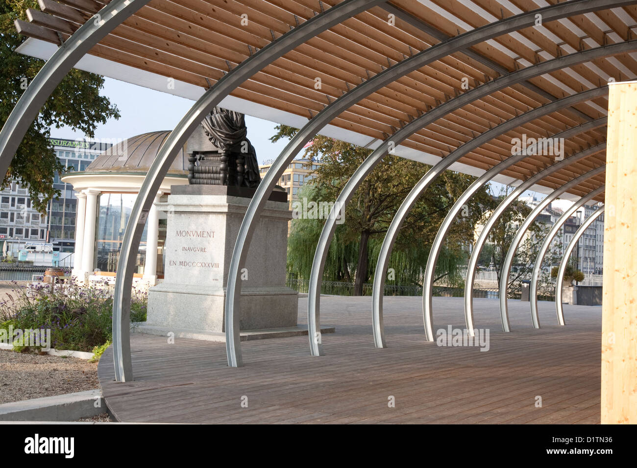 Rousseau Island; Geneva, Switzerland; Europe Stock Photo - Alamy