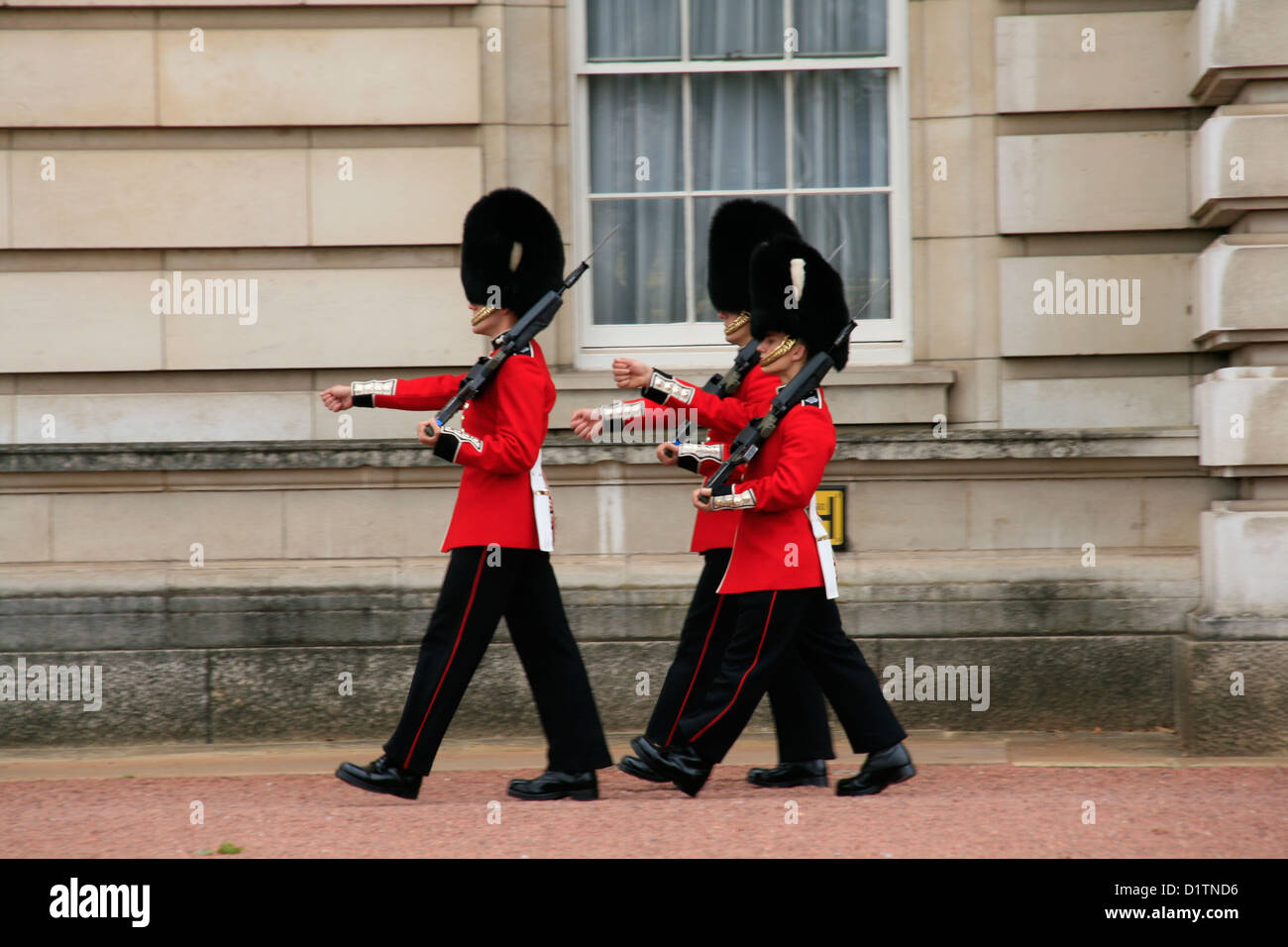 Palace Guard's Marching Stock Photo - Alamy