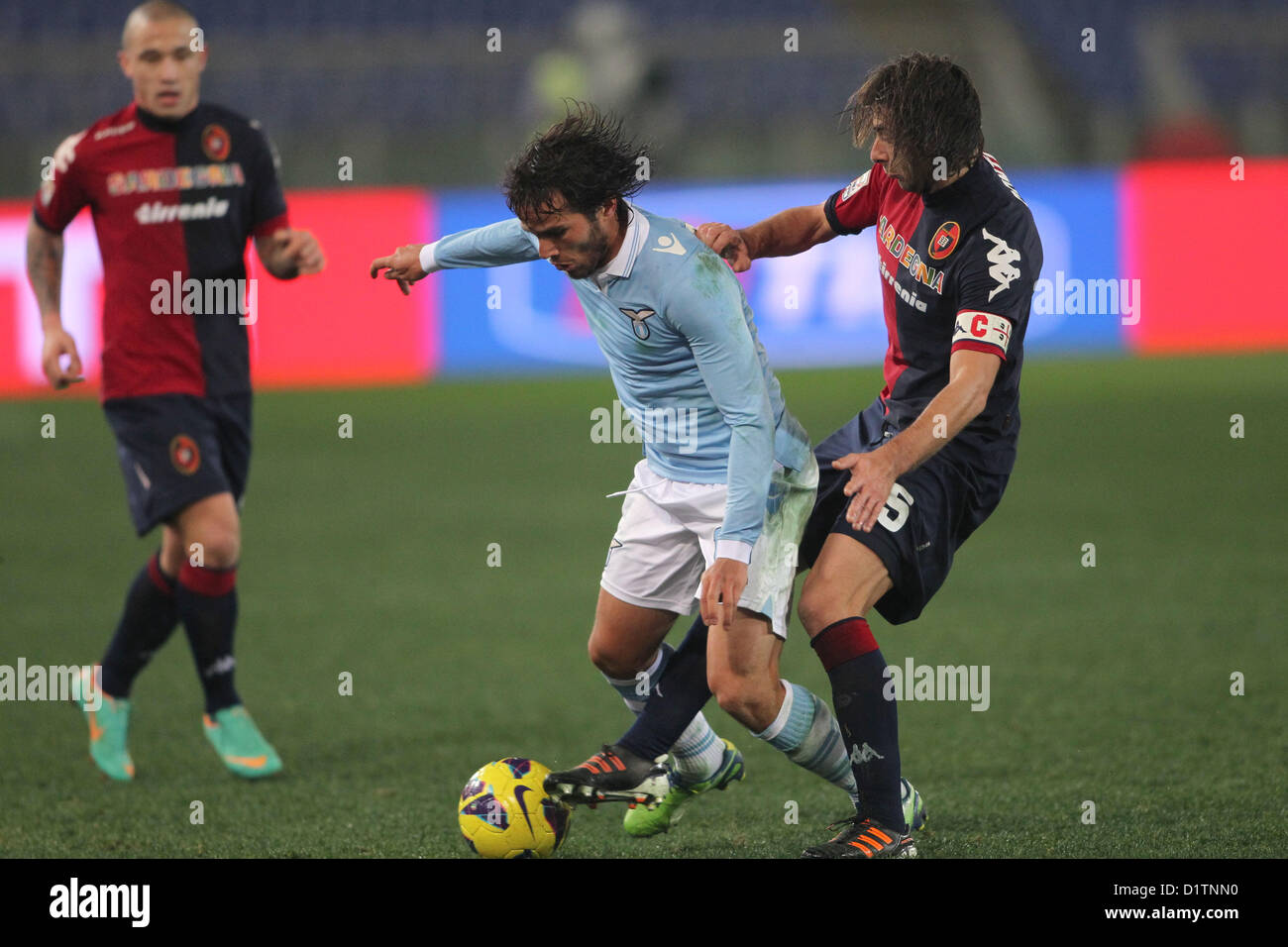 05.01.2013. Rome, Italy. Serie A Football League, Olympic Stadium Rome ...