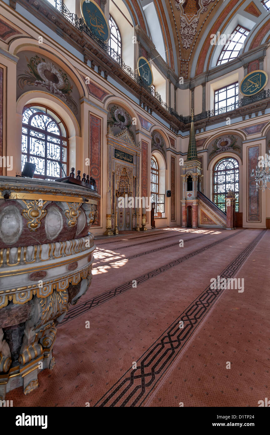 Dolmabahce Mosque is located in the south of Dolmabahce Palace,istanbul ...