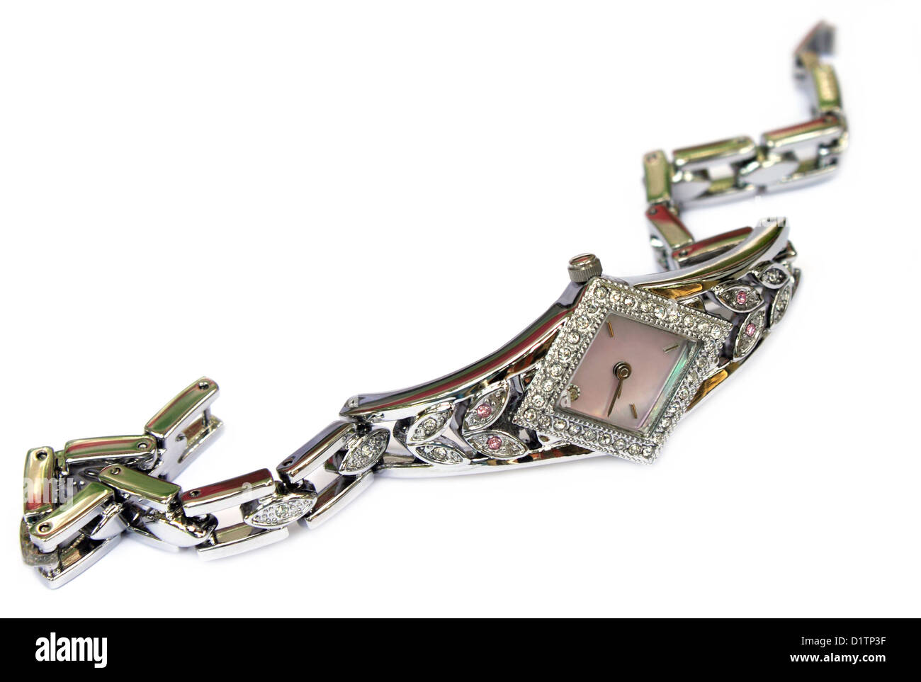 Silver watch band Cut Out Stock Images & Pictures - Alamy