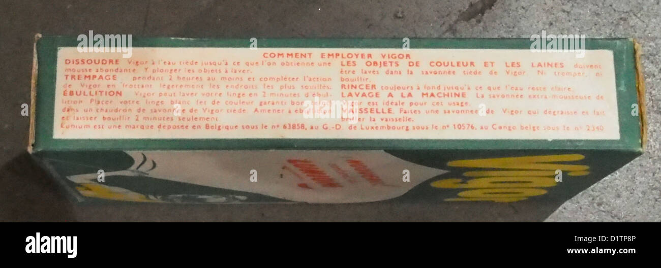 Household products, Vigor Stock Photo - Alamy