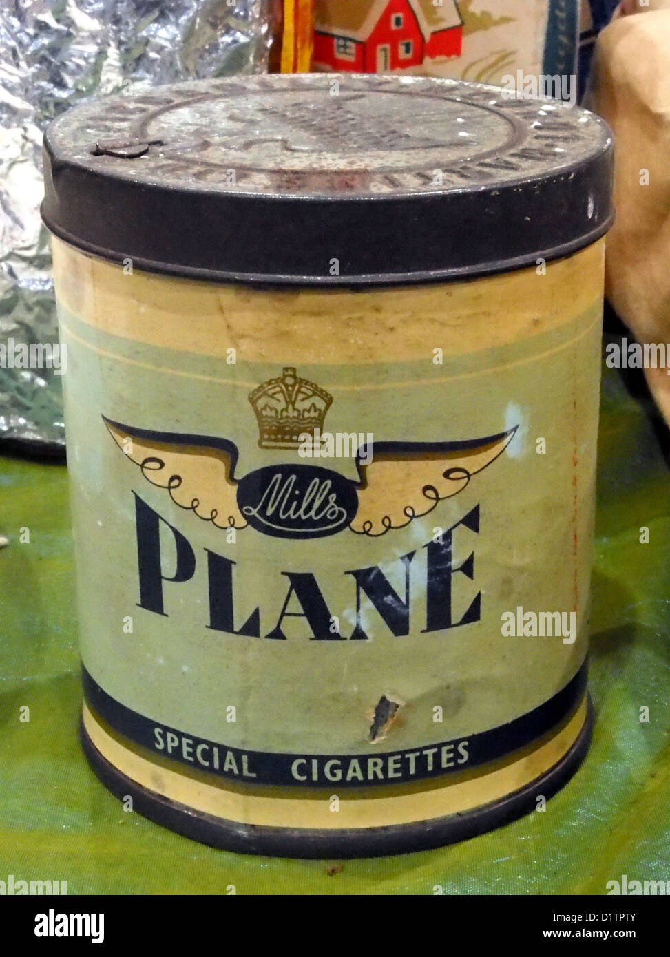 Household products, Mills Plane, special cigarettes Stock Photo - Alamy