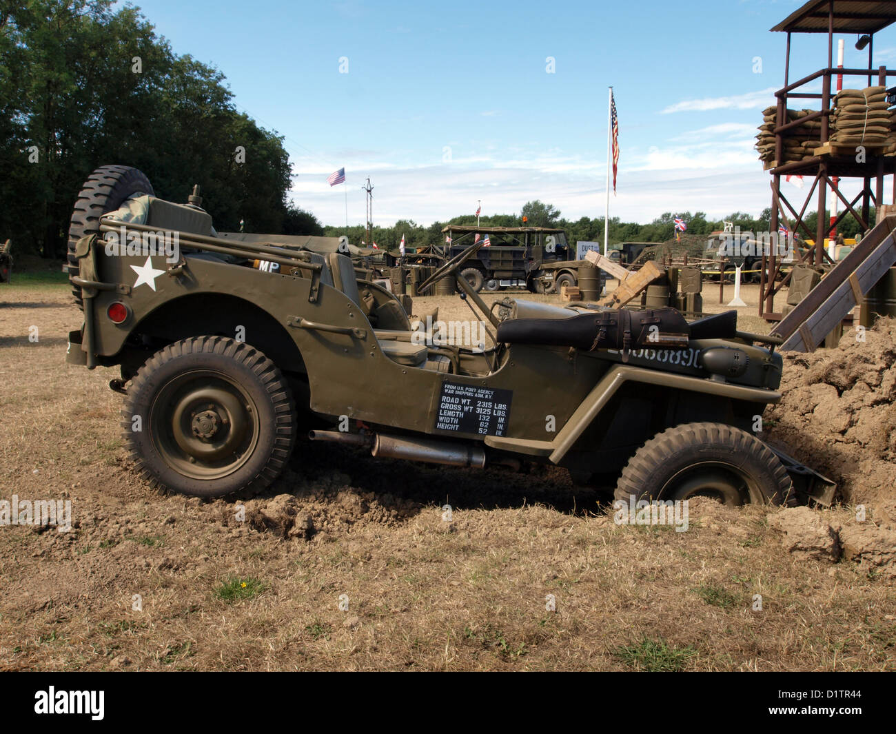 The Willys MB and Ford GPW military police vehicles, featured in the ...