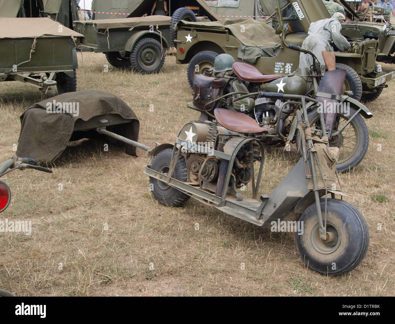 The Cushman Model 53 Airborne Scooter, featured at the War and Peace ...