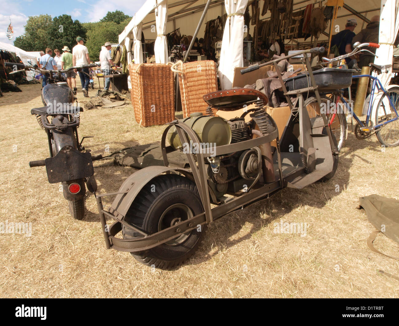 The Cushman Model 53 Airborne Scooter, featured at the War and Peace ...
