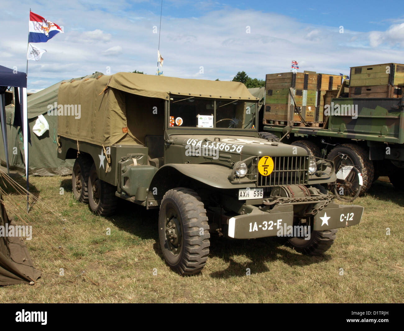 The Dodge WC-62 6x6 truck, featured at the War and Peace Show, is a U.S ...