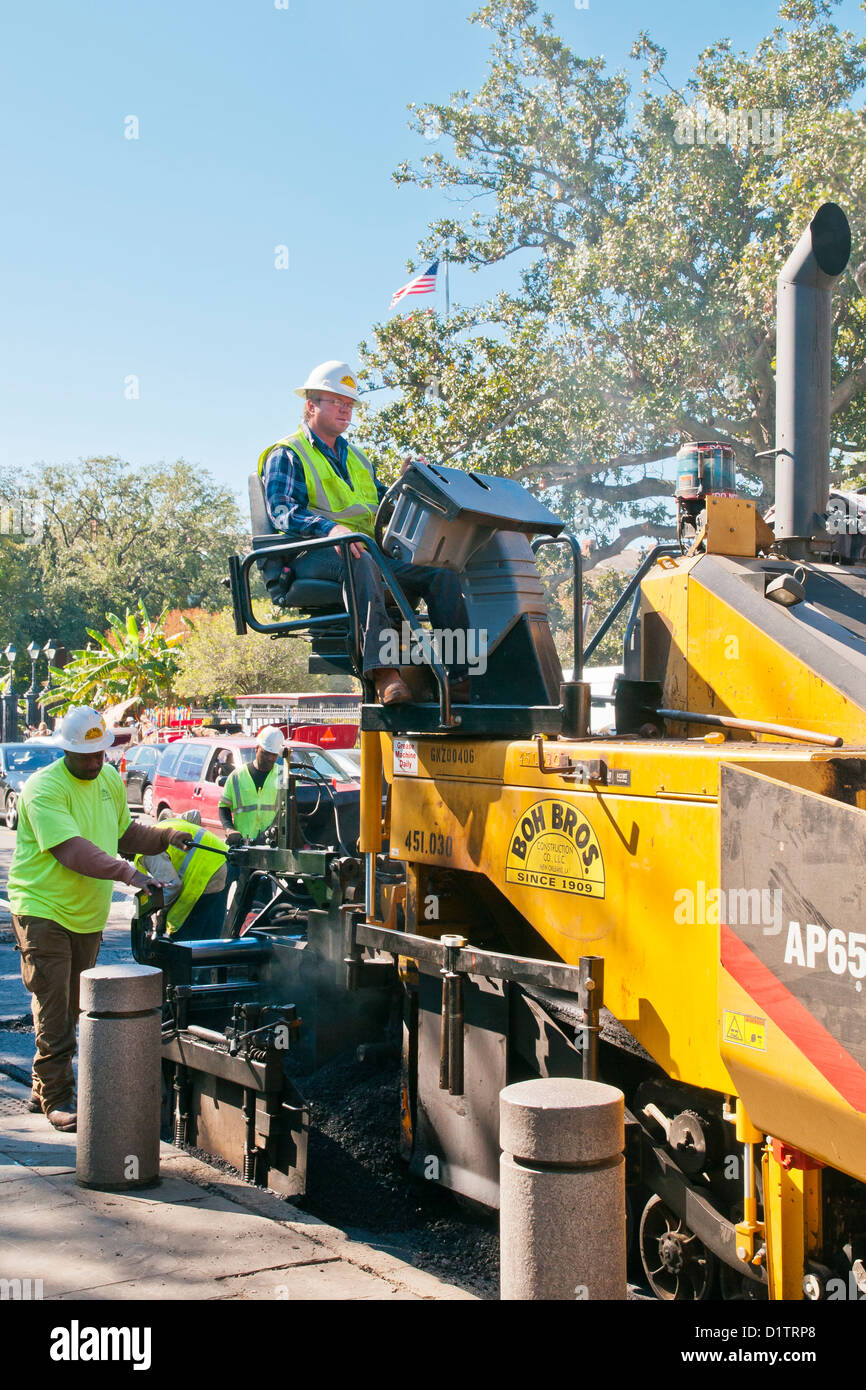 Asphalt spreading machine hi-res stock photography and images - Alamy