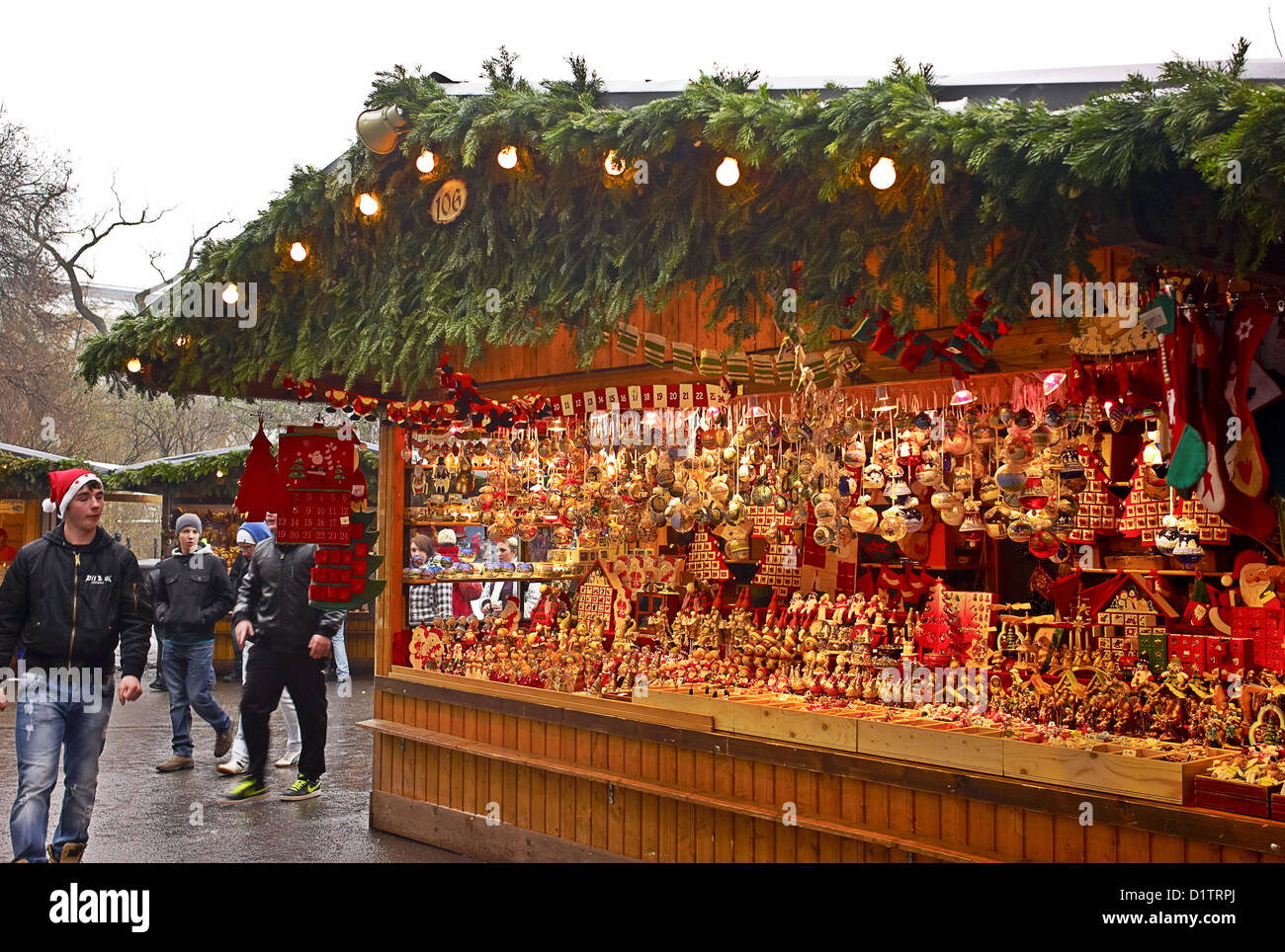 Christmas trees vienna hi-res stock photography and images - Alamy