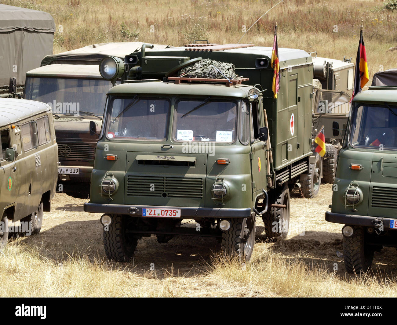 The Robur LO 2002, a military vehicle displayed at the War and Peace ...